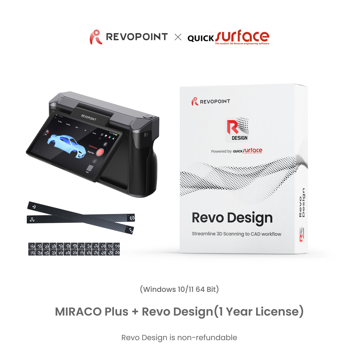 All-in-one 3D Scanner for Professional Applications - Revopoint MIRACO